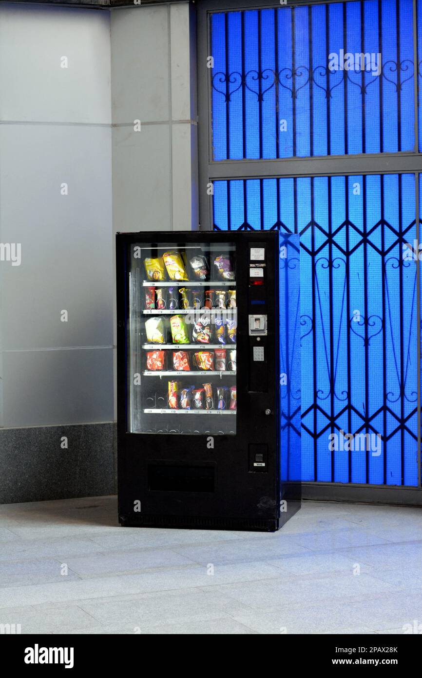 Cairo, Egypt, March 11 2023: Automated retail, category of self-service ...