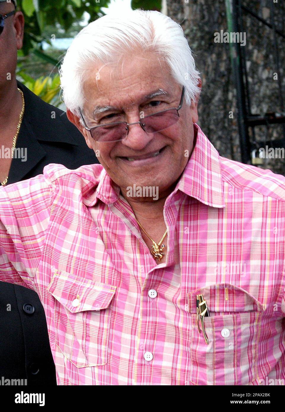 Basdeo Panday, leader of the opposition United National Congress ...