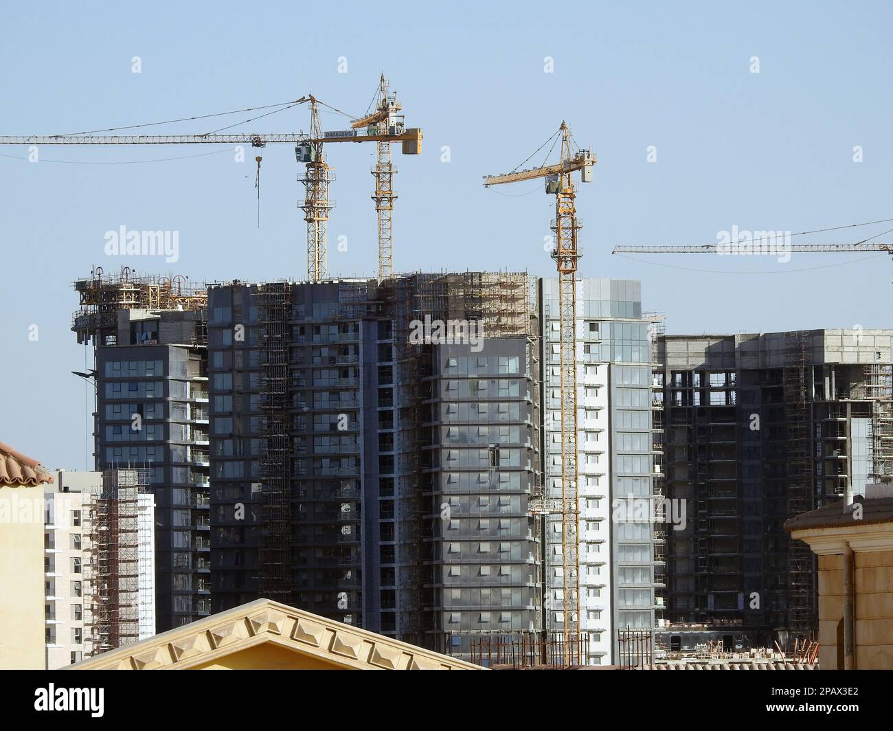 Giza, Egypt, March 10 2023: zed city By Orascom Construction company ...