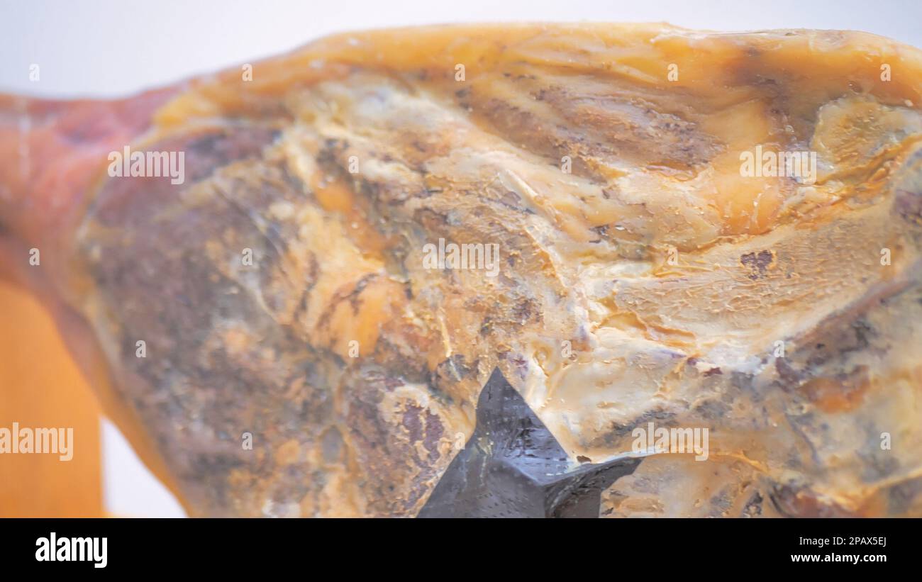 Ham meat parma leg whole pork hi-res stock photography and images - Alamy