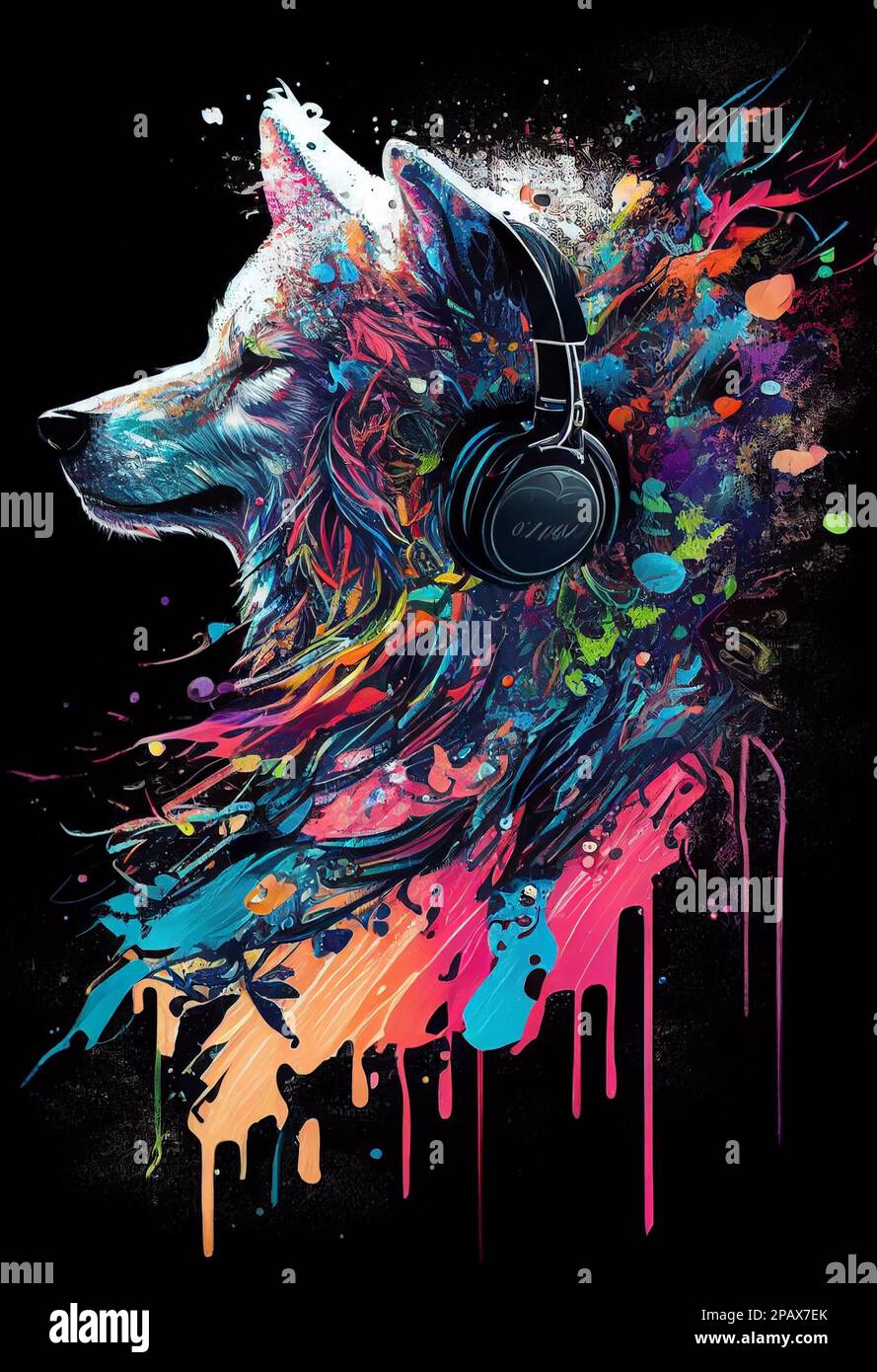 Hip hop wolf hi-res stock photography and images - Alamy