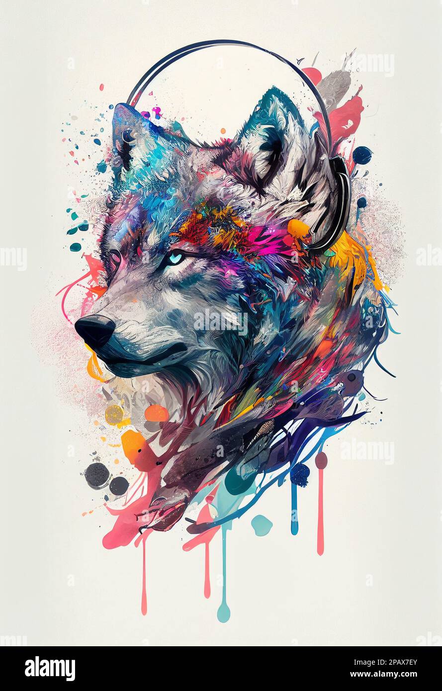 Hip hop wolf hi-res stock photography and images - Alamy