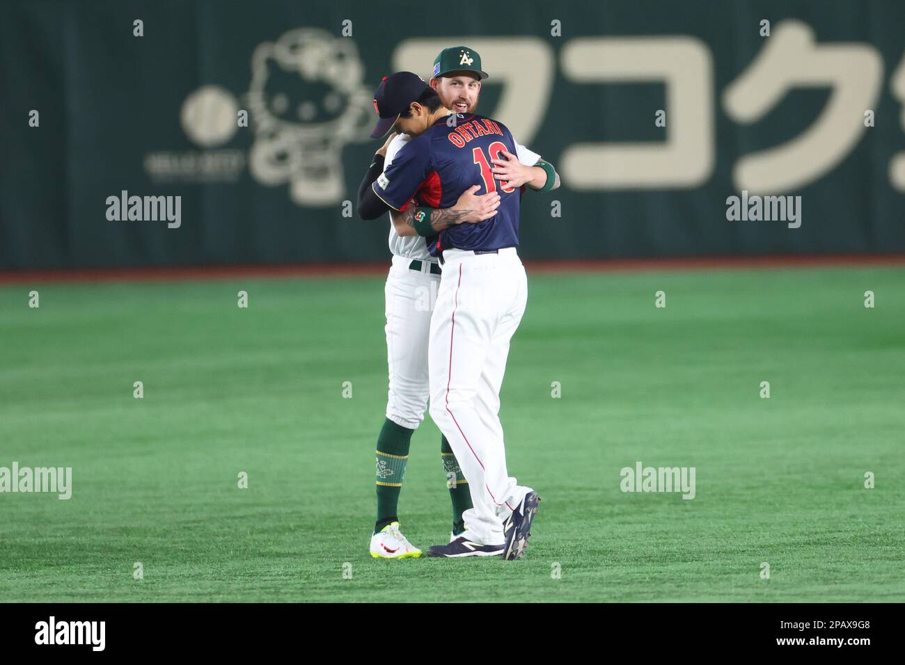 Tokyo, Japan. 12th Mar, 2023. Aaron Whitefield (AUS), Shohei Ohtani ...