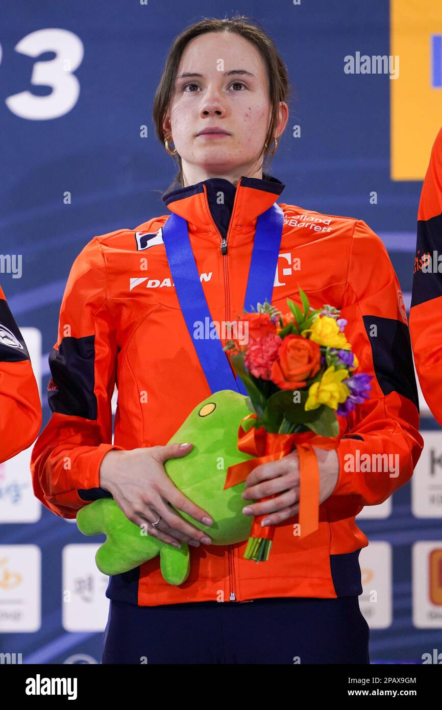SEOUL, KOREA - MARCH 12: Selma Poutsma of the Netherlands during the ...