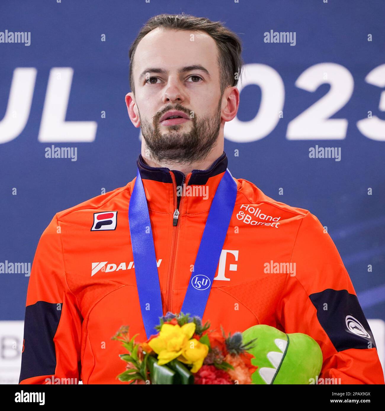 SEOUL, KOREA - MARCH 12: Itzhak de Laat of the Netherlands during the ...