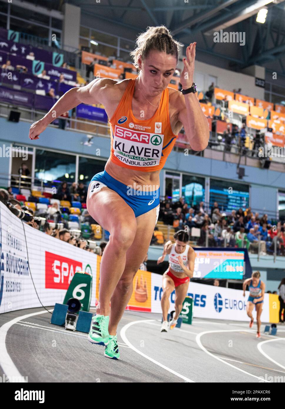 Lieke Klaver of the Netherlands competing in the women’s 400m semi ...