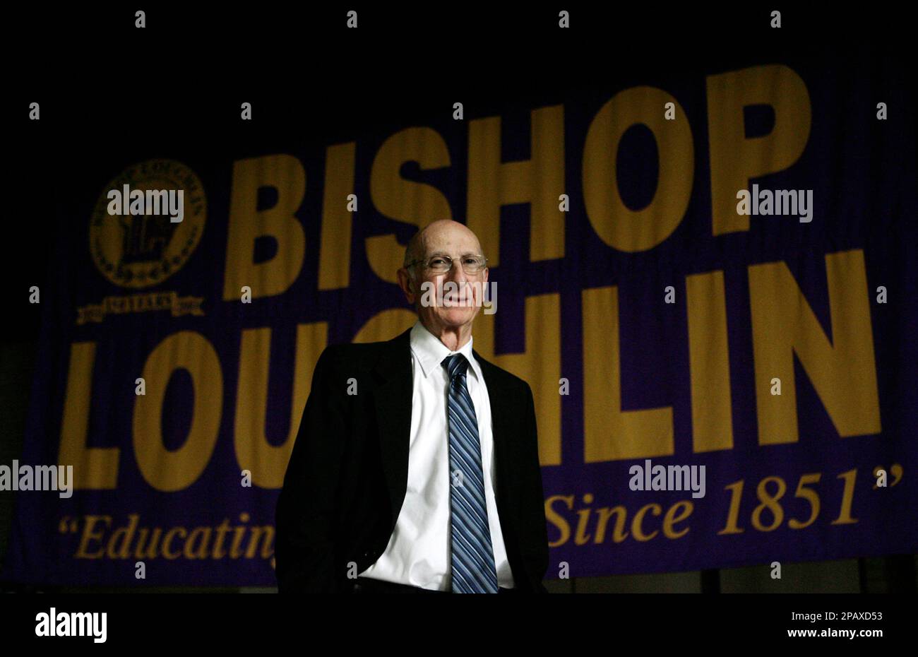 Brother Peter Bonventre poses for a picture in the assembly hall at ...