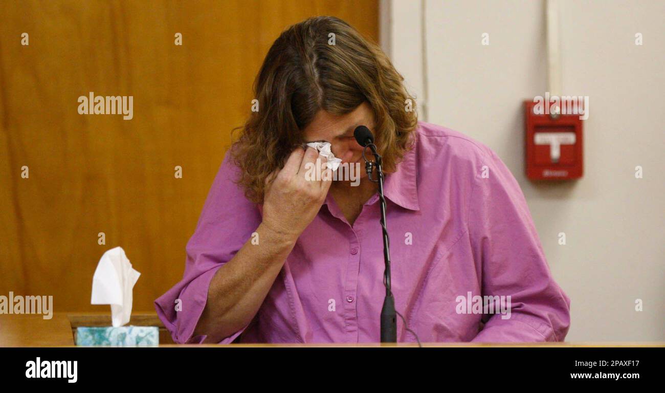 Brenda Freisner, mother of Scott Cheever , reacts as she talks about ...