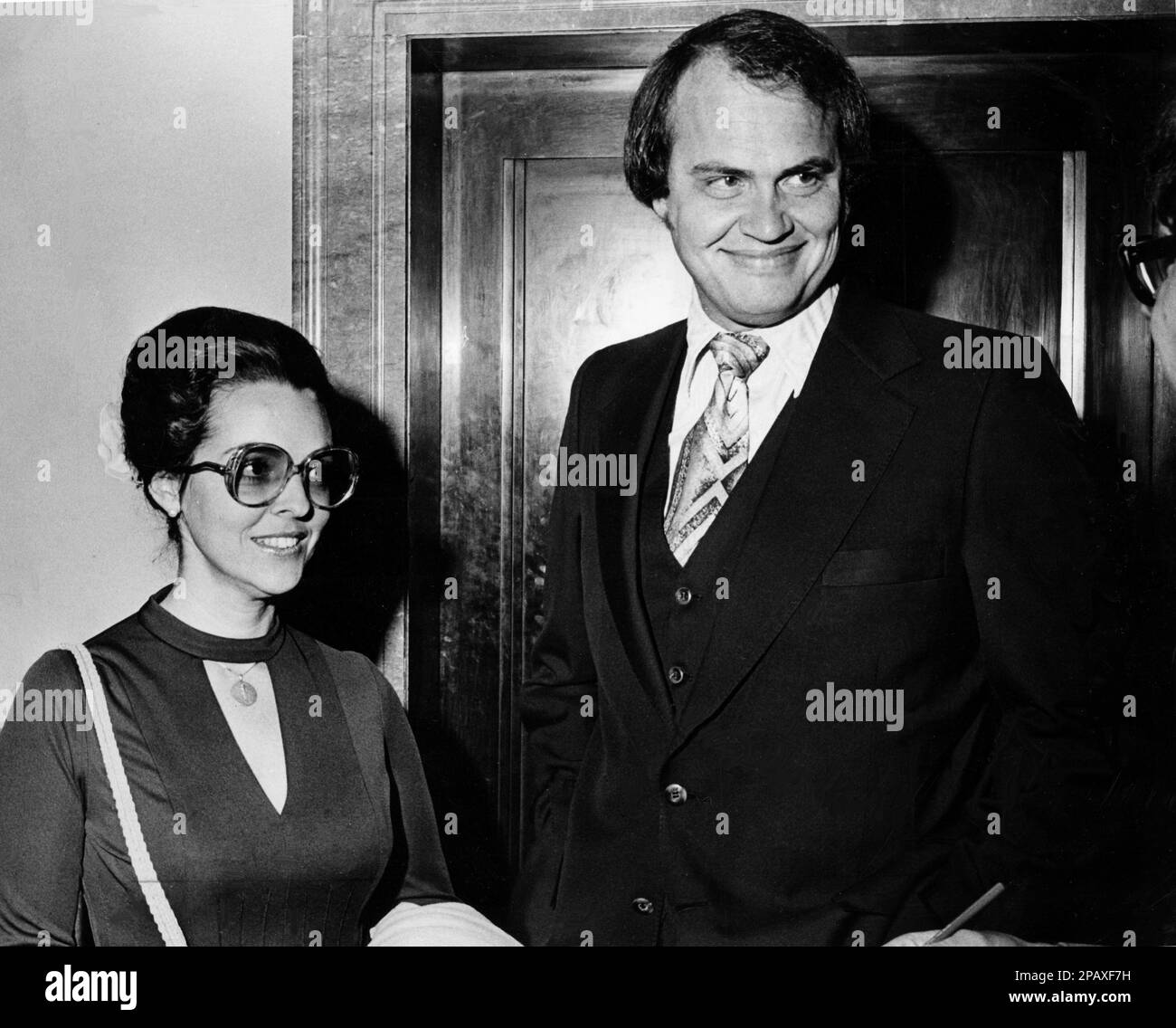** FILE ** Fred Thompson waits with his client, Marie Ragghianti ...