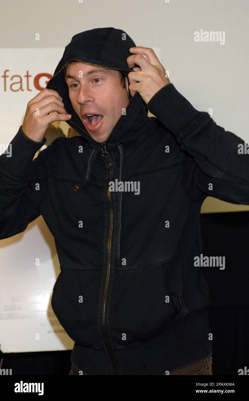 PJ DeBoy arrives for the New York premiere of "Fat Girls," Tuesday, Oct ...