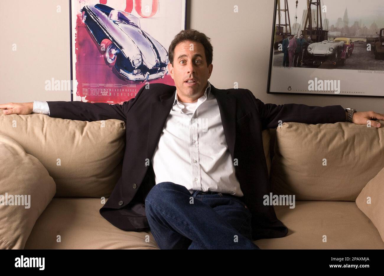 Comedian Jerry Seinfeld poses in New York on Oct. 23, 2007. (AP Photo ...