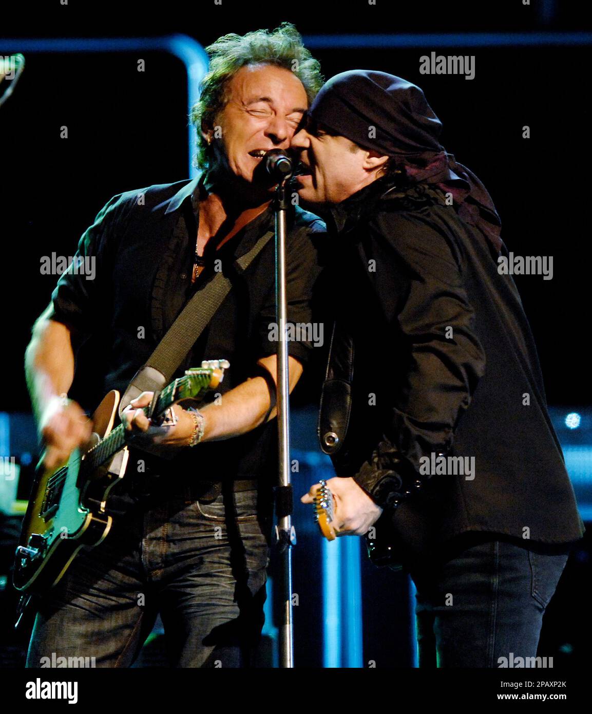 Bruce Springsteen and Steven Van Zandt of the E Street Band perform ...