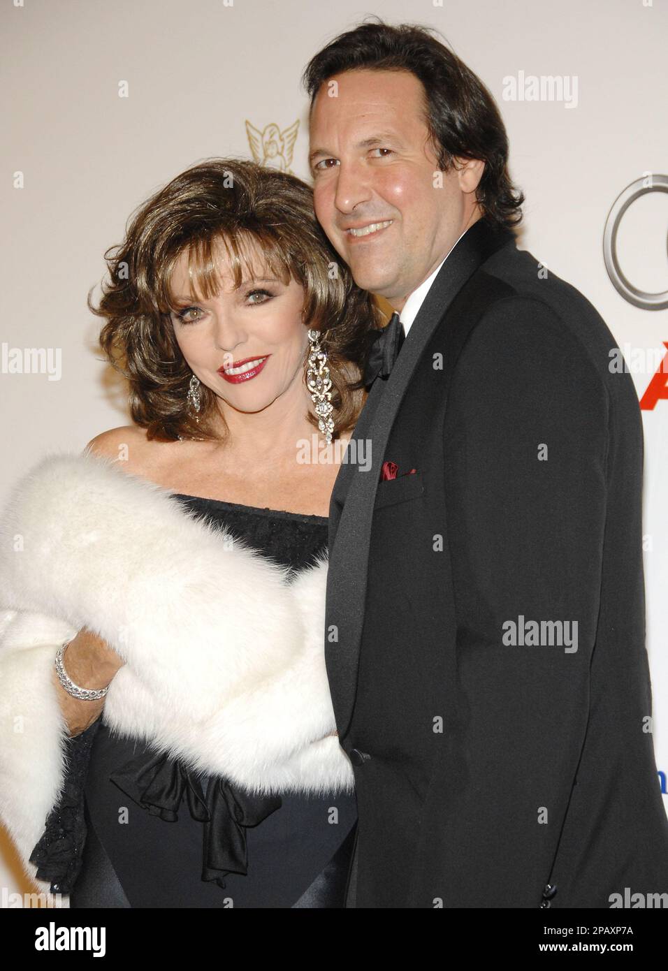 Actress Joan Collins and husband Percy Gibson attend the 2007 G&P ...