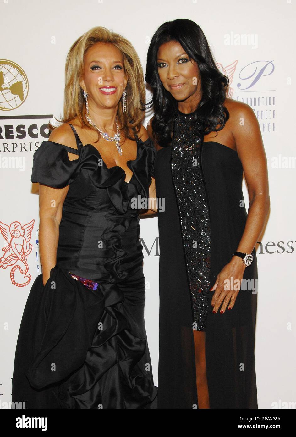 G&P Foundation founder Denise Rich, left, and singer Natalie Cole ...