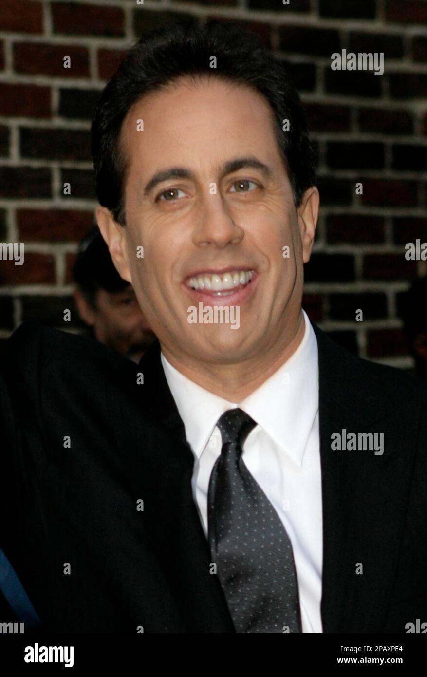 Jerry Seinfeld leaves a taping of "The Late Show with David Letterman ...