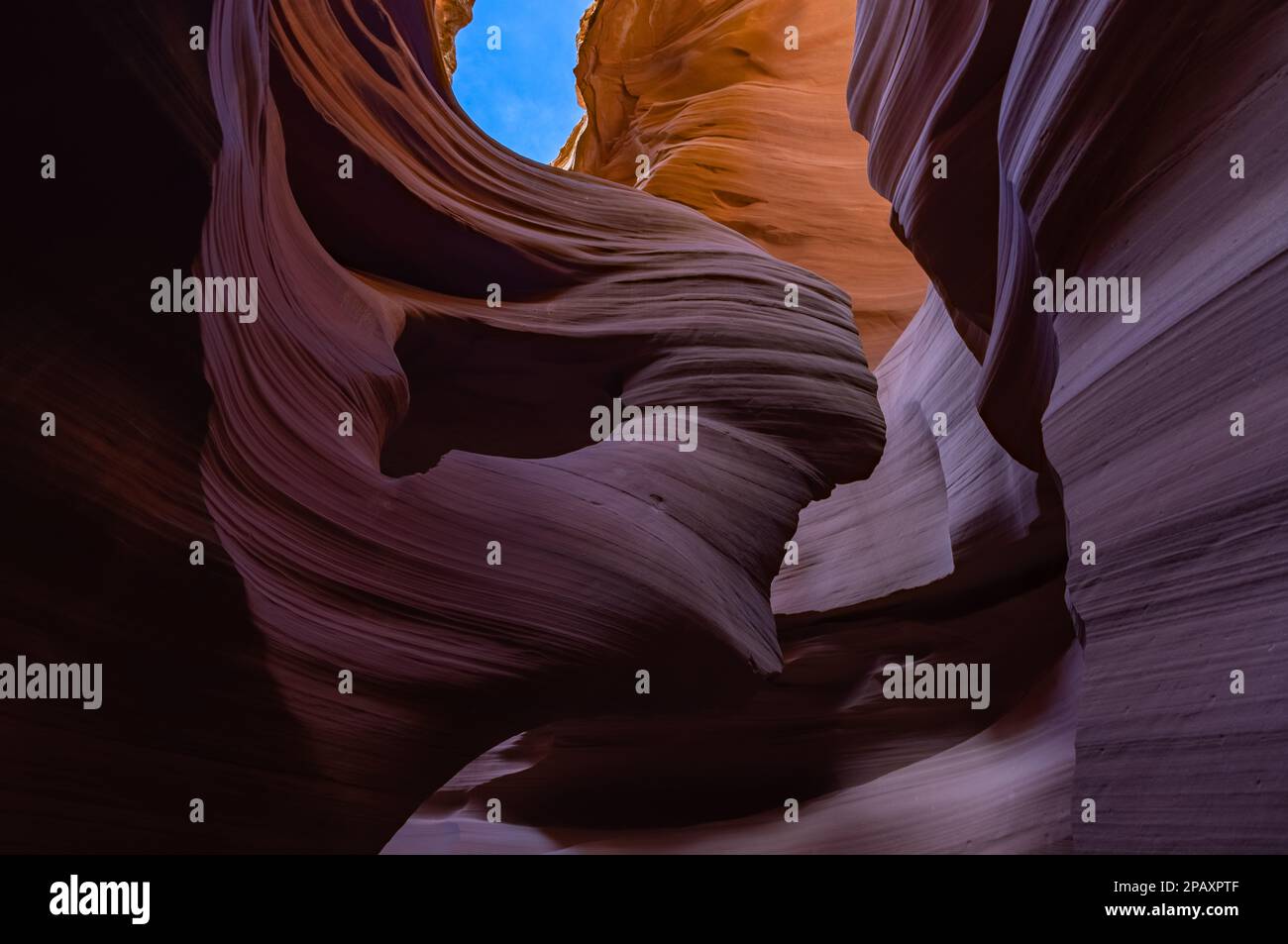 A picture of The Woman in the Wind rock formation of the Lower Antelope ...