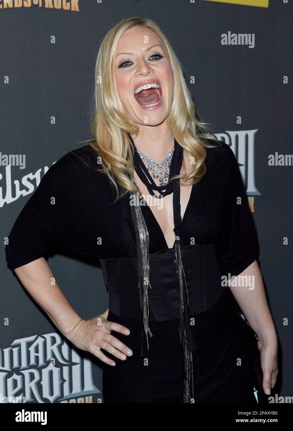 Actress Emily Procter arrives at the Guitar Hero III "Legends of Rock ...
