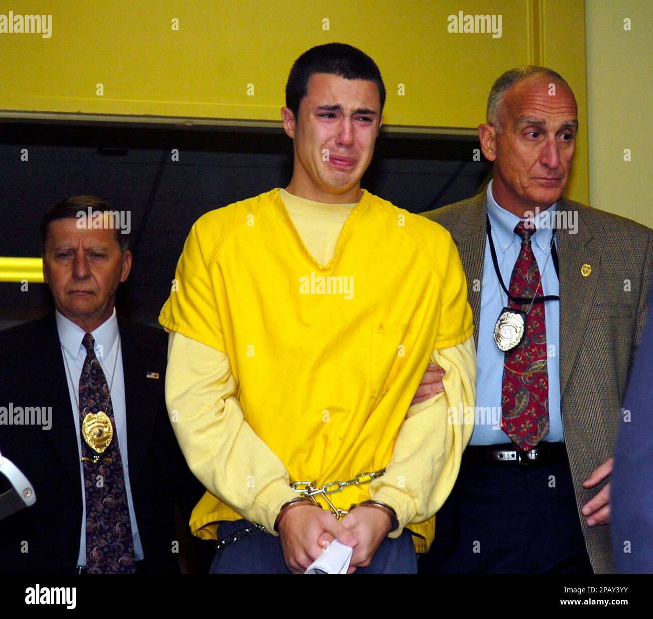 Terry D. Kline, 22, walks out of his arraignment before District Judge ...