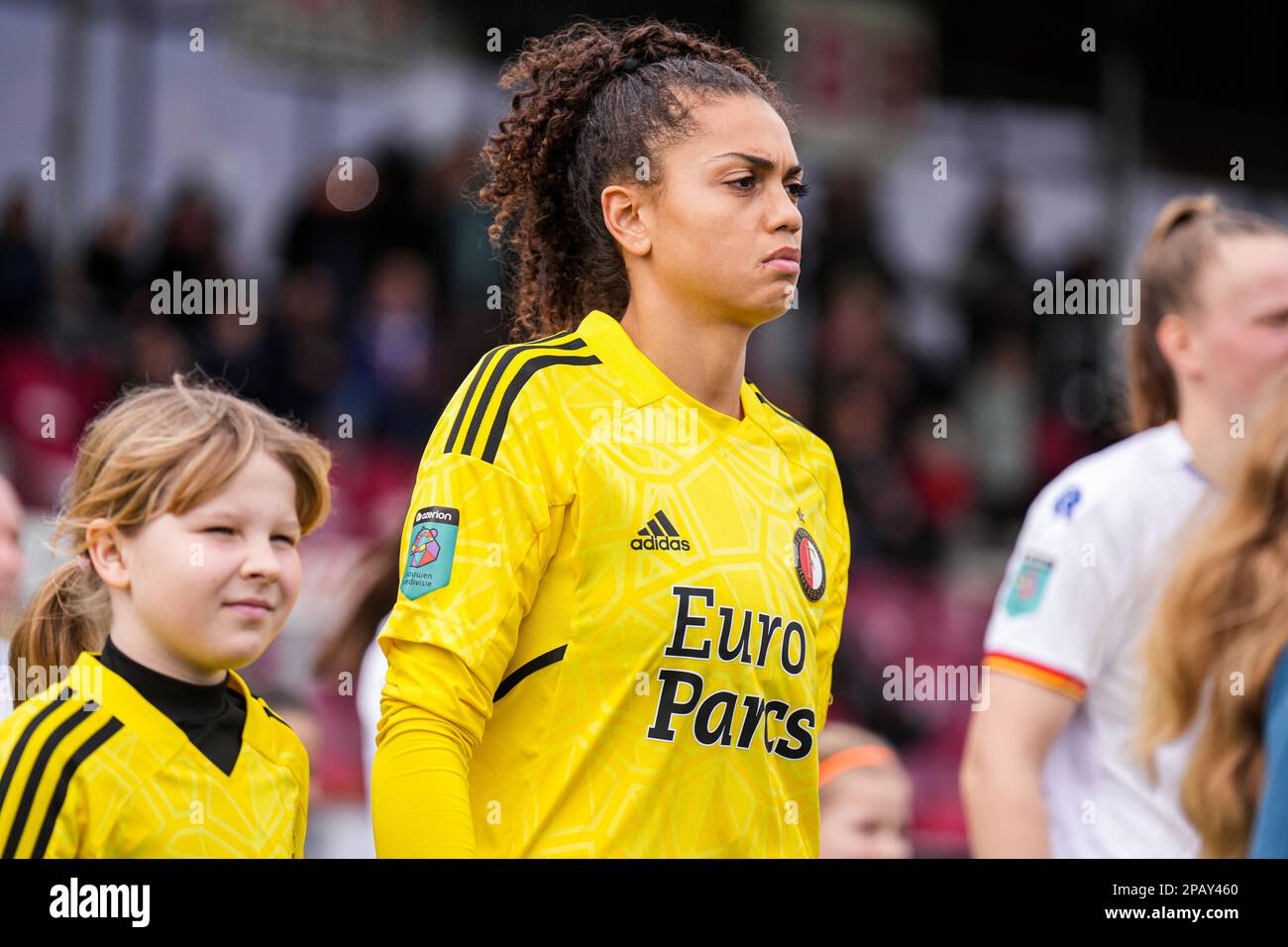 Velsen-Zuid - Feyenoord V1 goalkeeper Jacintha Weimar during the match ...