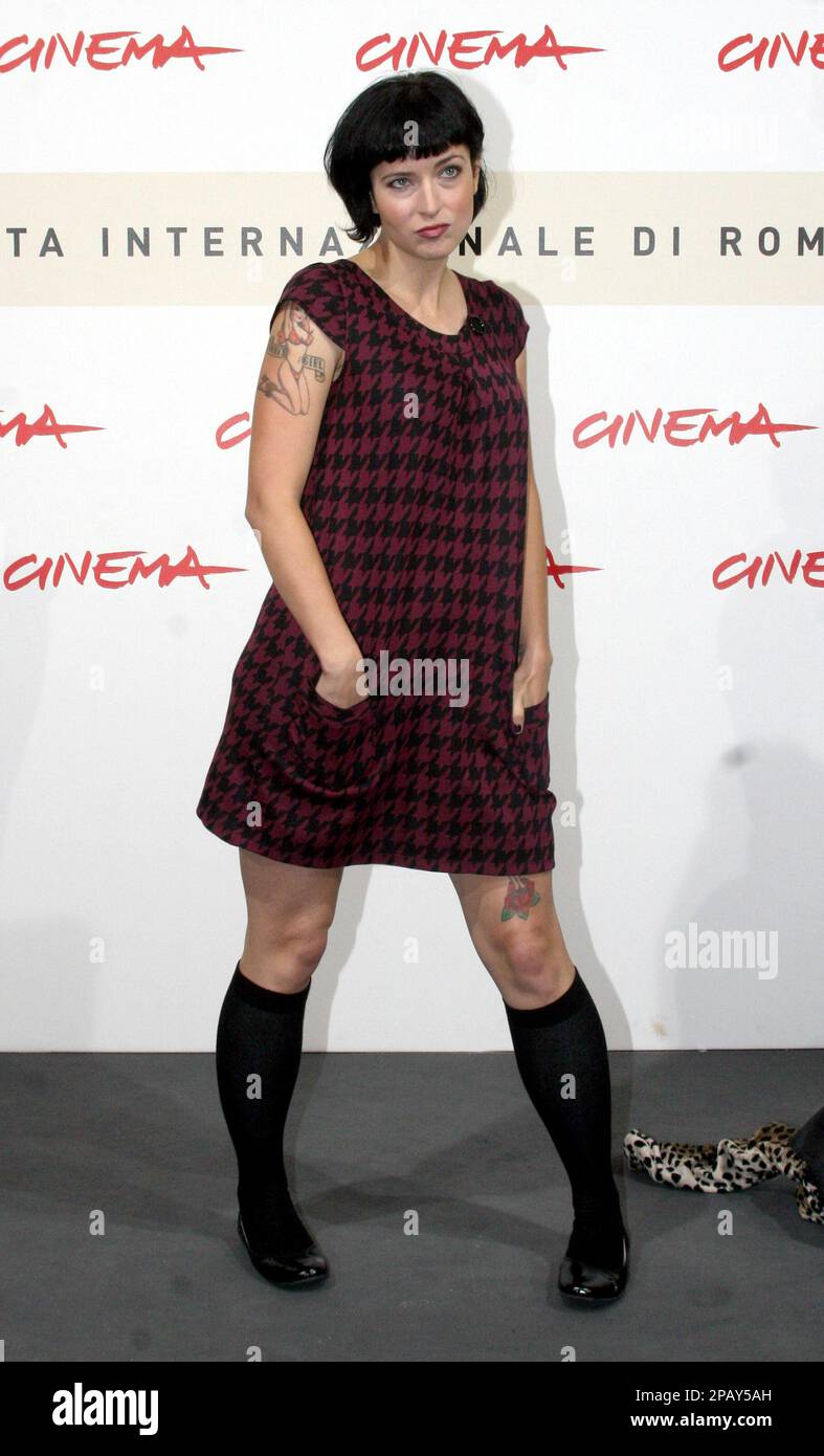Screenwriter Diablo Cody looks on at the photocall of the film "Juno ...