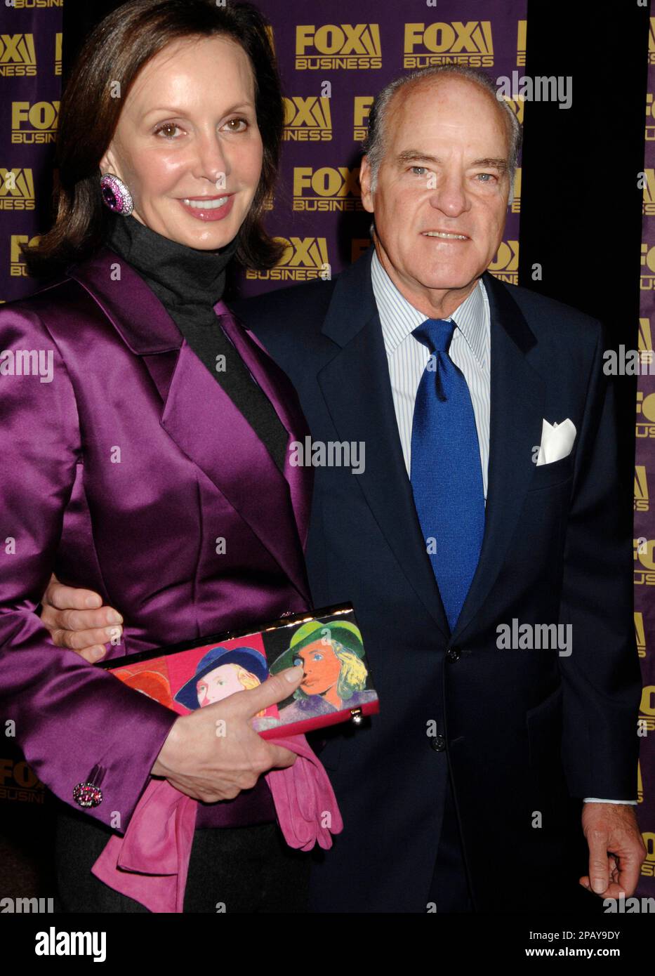 Investment banker Henry Kravis and wife Marie arrives at the Fox ...