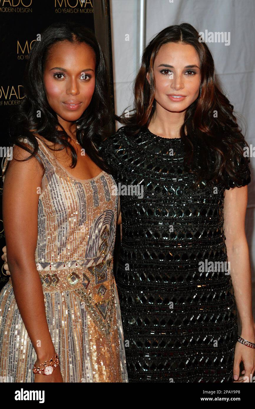 Actresses Kerry Washington, left, and Mia Maestro arrive for the 2007 ...