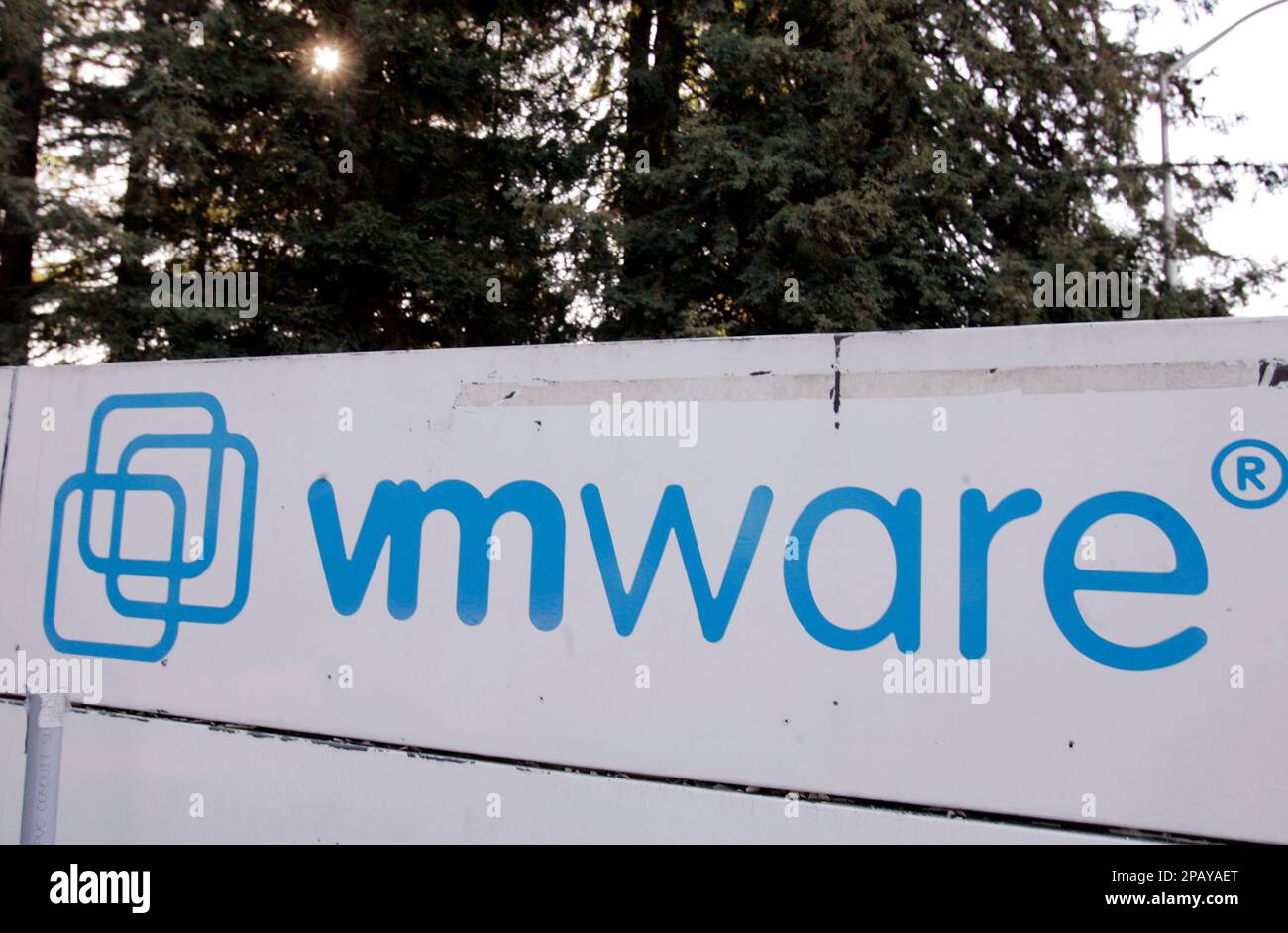 The Exterior view of VMware headquarters in Palo Alto, Calif ...