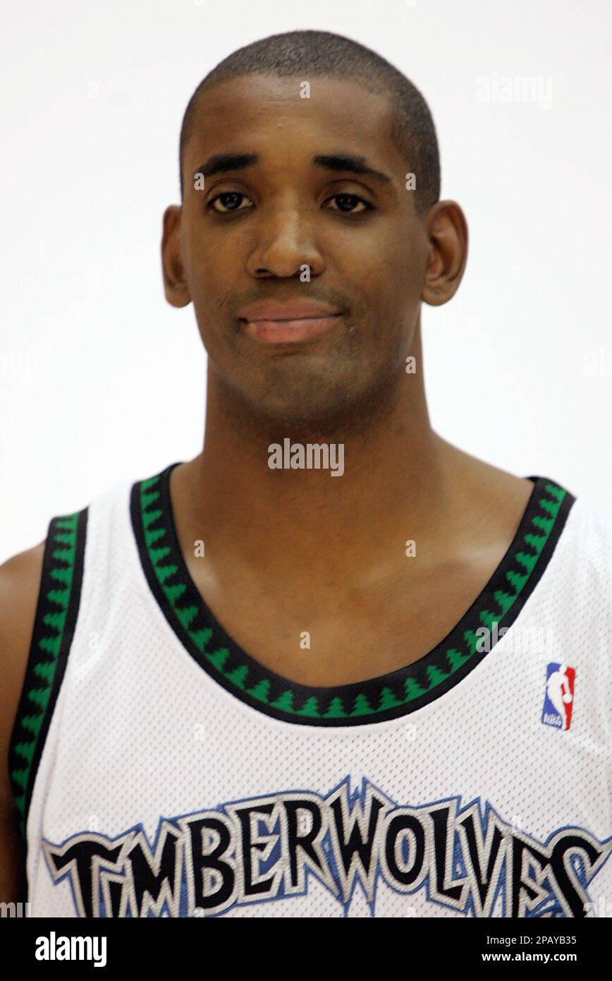 ** FILE ** Minnesota Timberwolves basketball player Mark Blount is ...