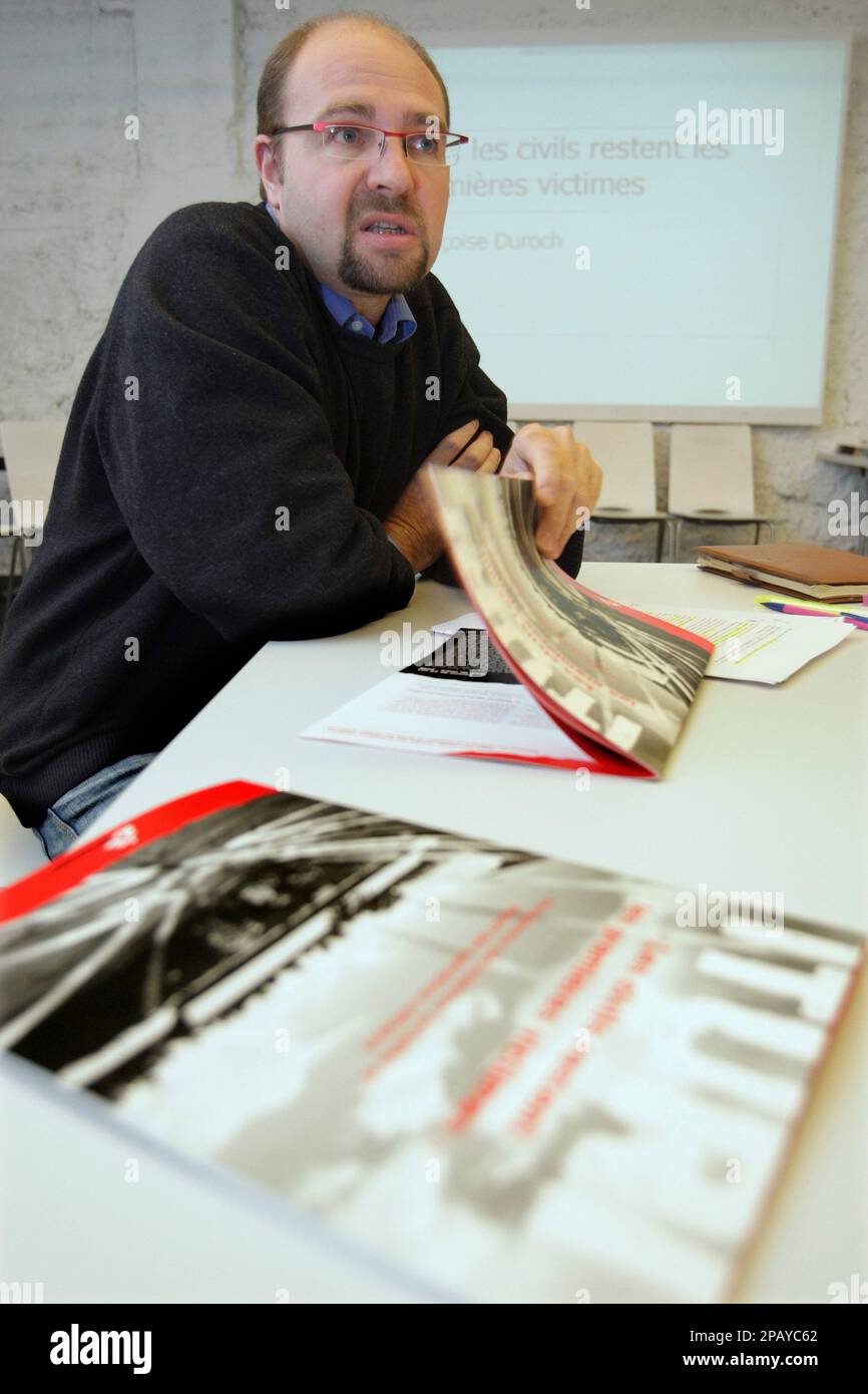 Christian Captier, General Director, MSF Switzerland, poses for ...