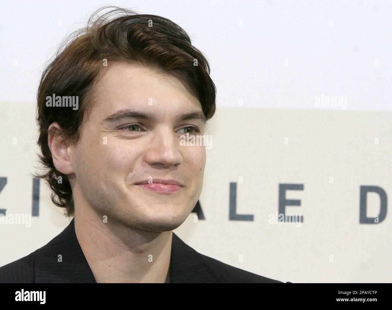 American actor Emile Hirsch poses during a photo call on occasion of ...