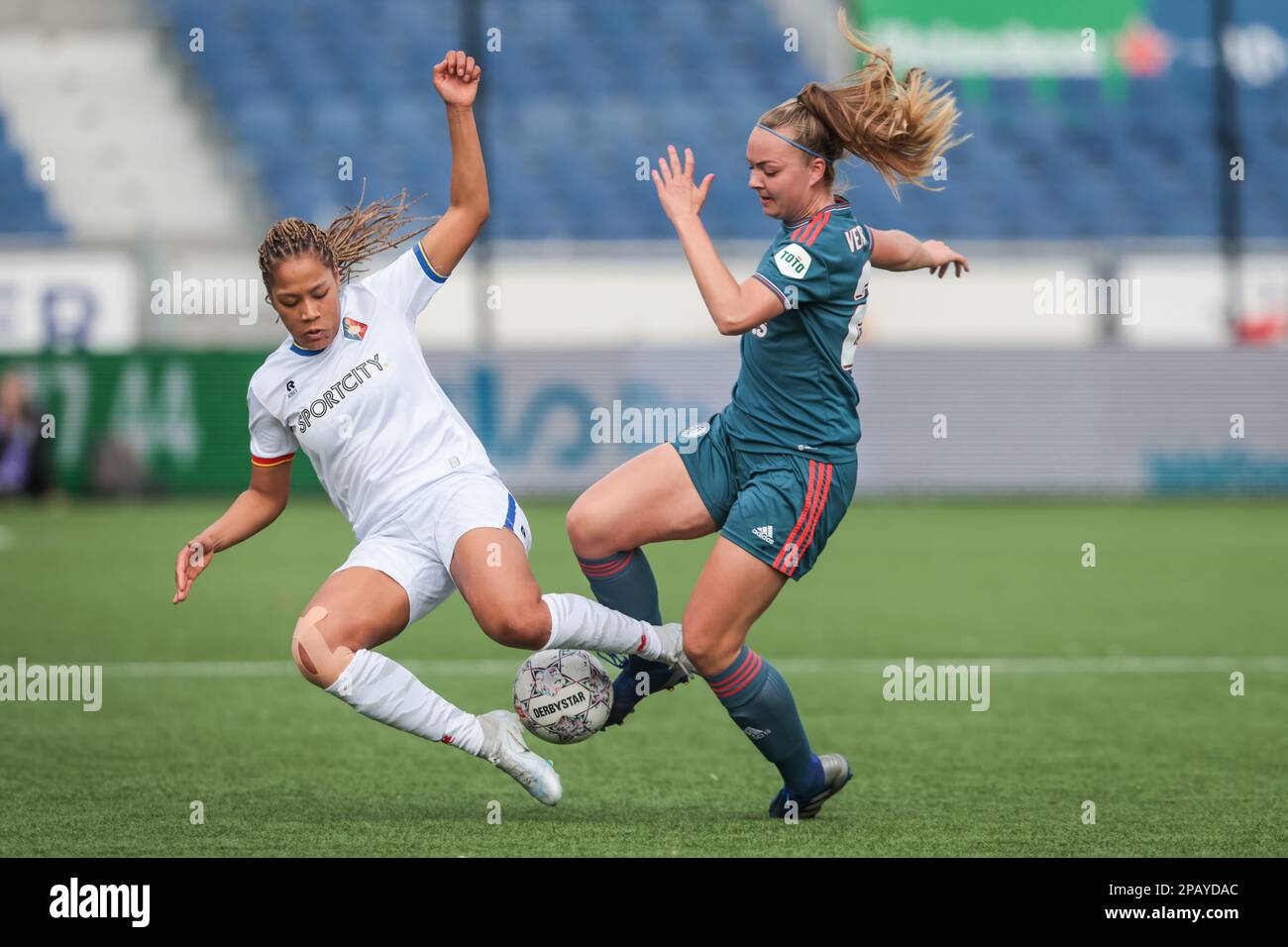 Velsen, Netherlands. 12th Mar, 2023. VELSEN, 12-03-2023, BUKO stadium ...