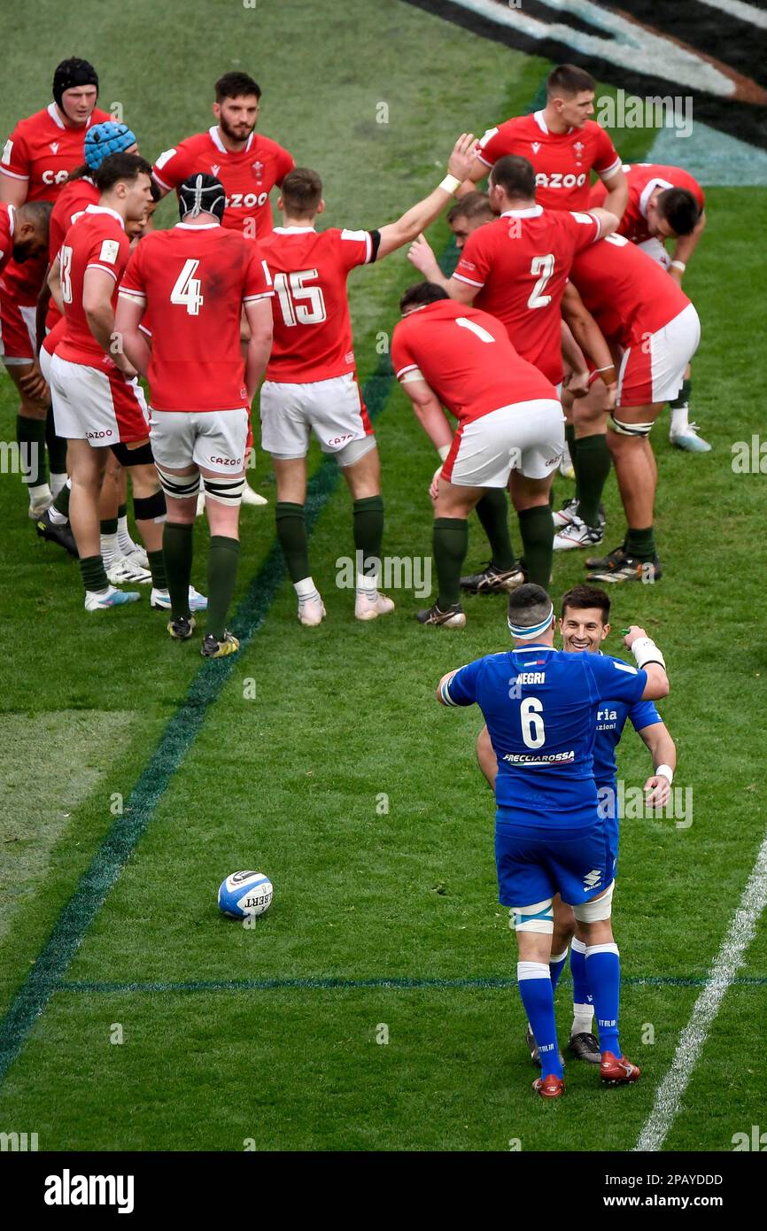 Sebastian negri rugby italy hi-res stock photography and images - Alamy