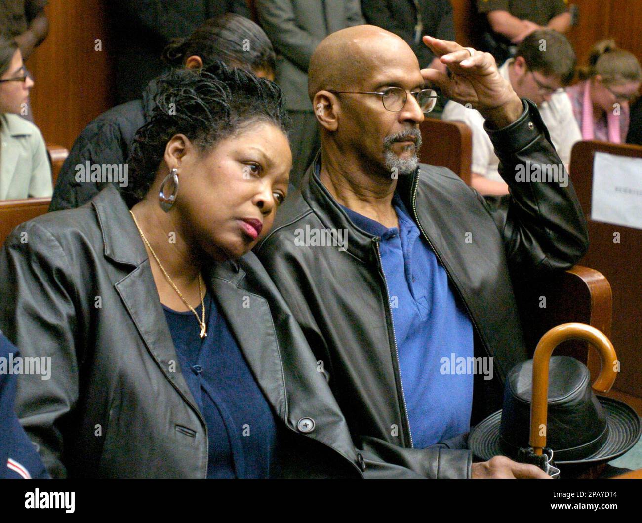 Tina Taylor, left, and her husband, Orange Taylor II, the parent's of ...