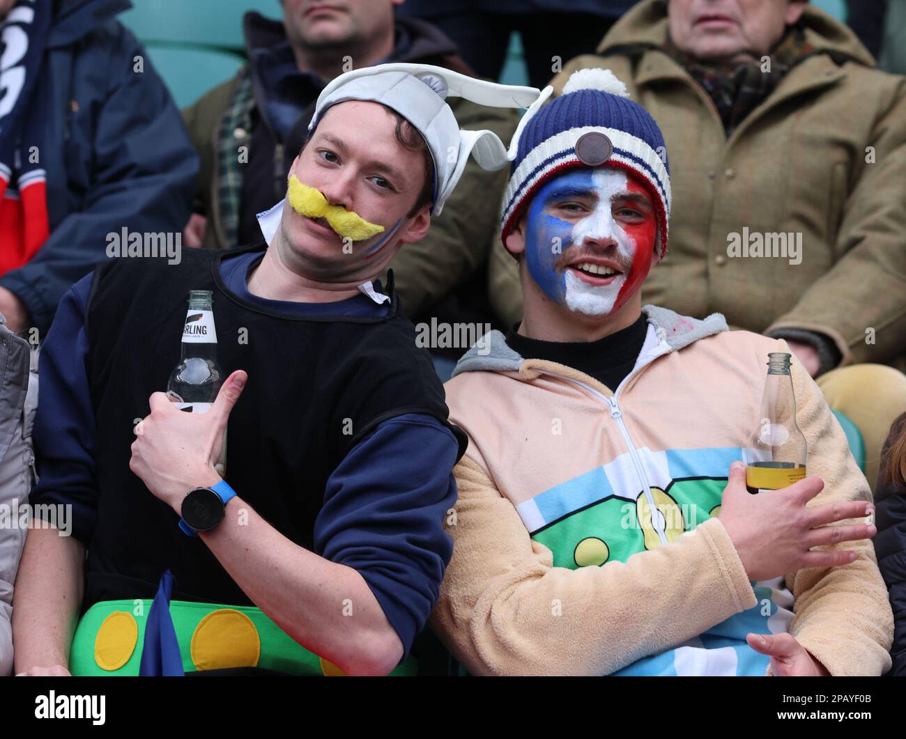 France Fans during the 2023 Six Nations Championship Round Four match ...