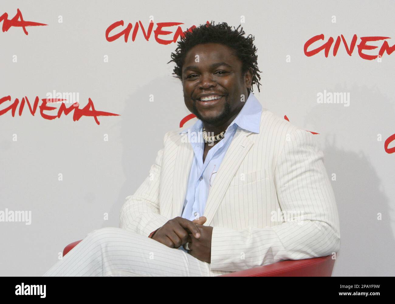 Zimbabwean born director Sunu Gonera looks on at the photocall of the ...