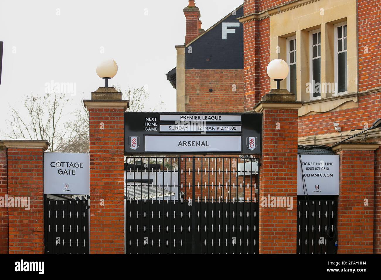 Craven Cottage, Fulham, London, UK. 12th Mar, 2023. Premier League ...