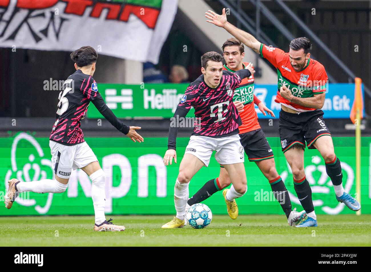 NIJMEGEN, NETHERLANDS - MARCH 12: Tasos Douvikas of FC Utrecht during ...