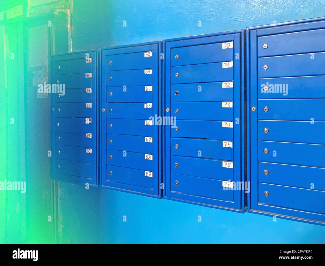 Blue object deliver hi-res stock photography and images - Alamy