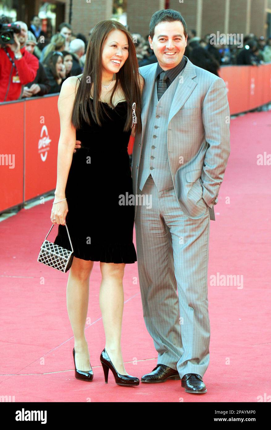 Iginio Straffi, right, and Joanne Lee, who created the animated ...