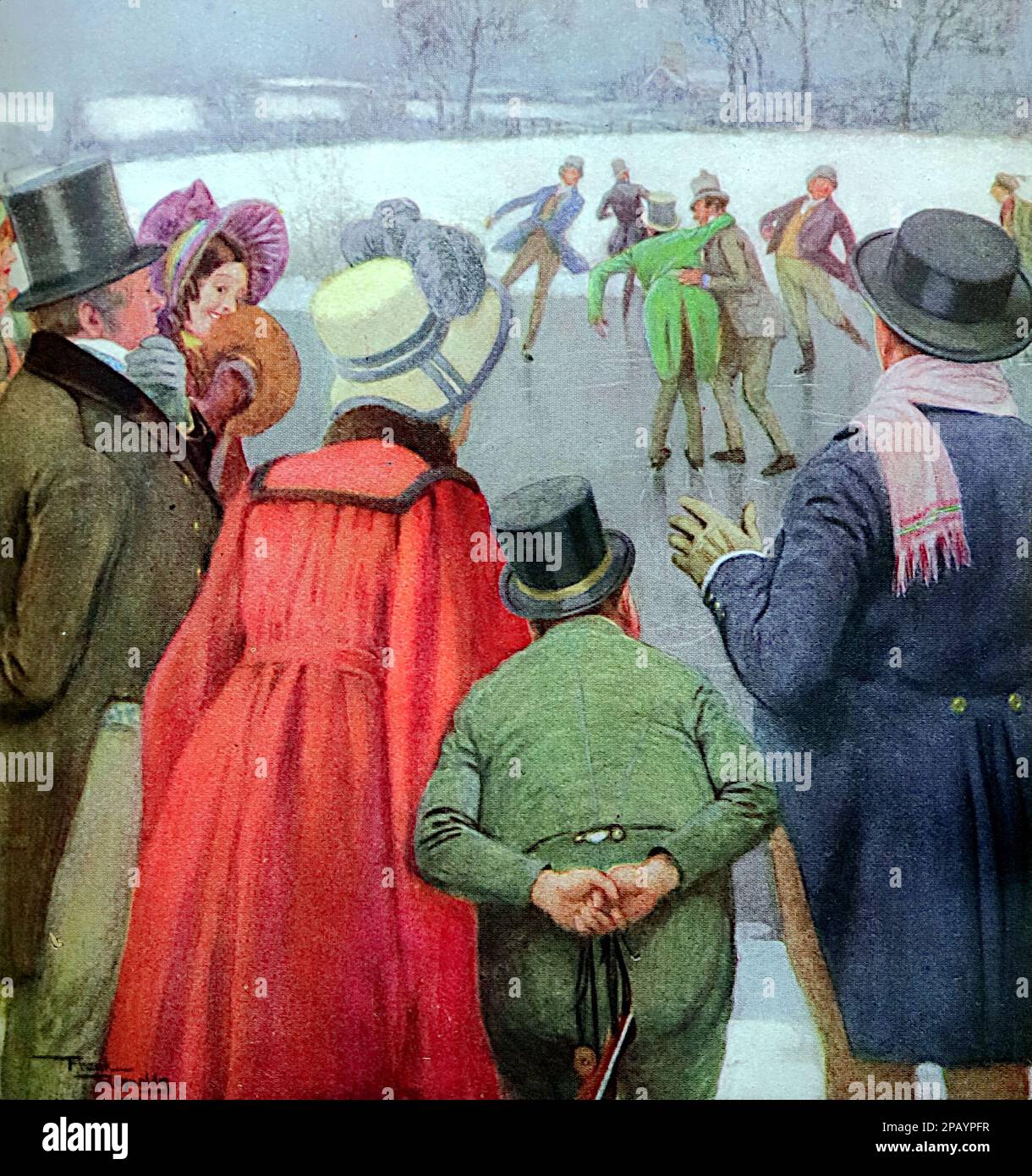 Pickwickians on Ice, Dicken's Posthumous Papers of the Pickwick Club ...