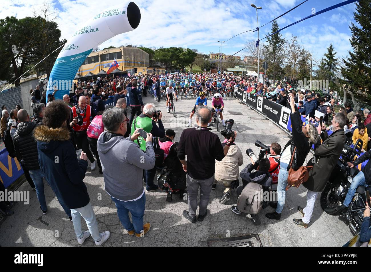 Osimo, Osimo, Italy, March 11, 2023, Stage departure during 6 stage ...