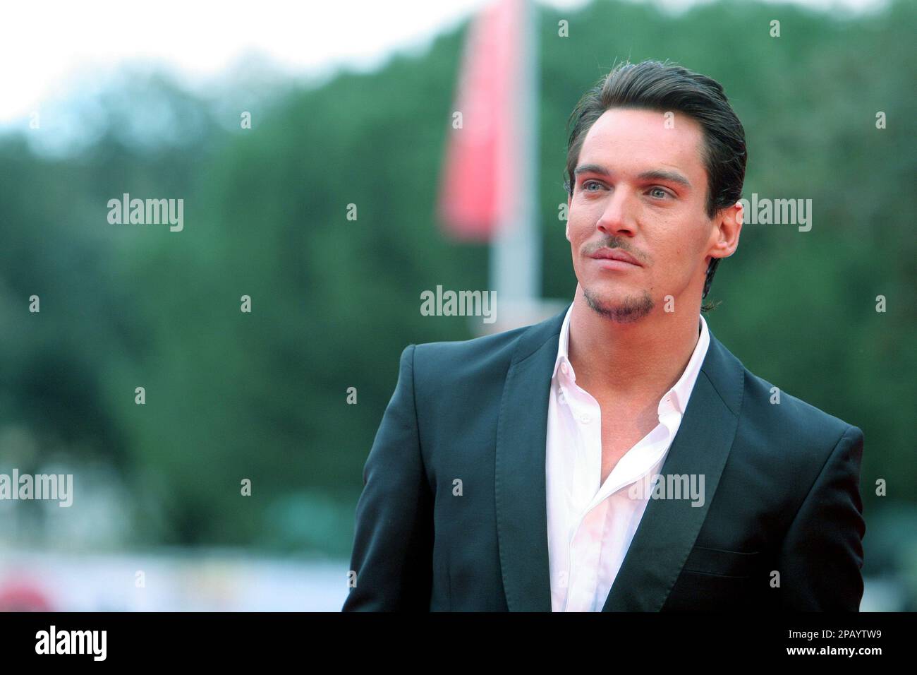 Actor Jonathan Rhys Meyers looks on before the screening of the movie ...
