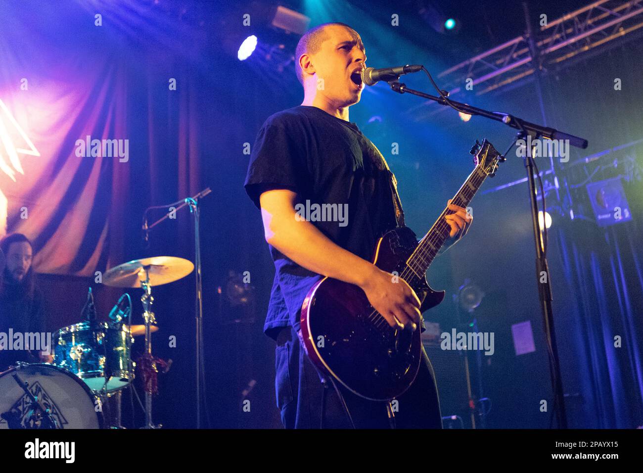 Oslo, Norway. 03rd, March 2023. The Norwegian tundra rock band Slomosa ...