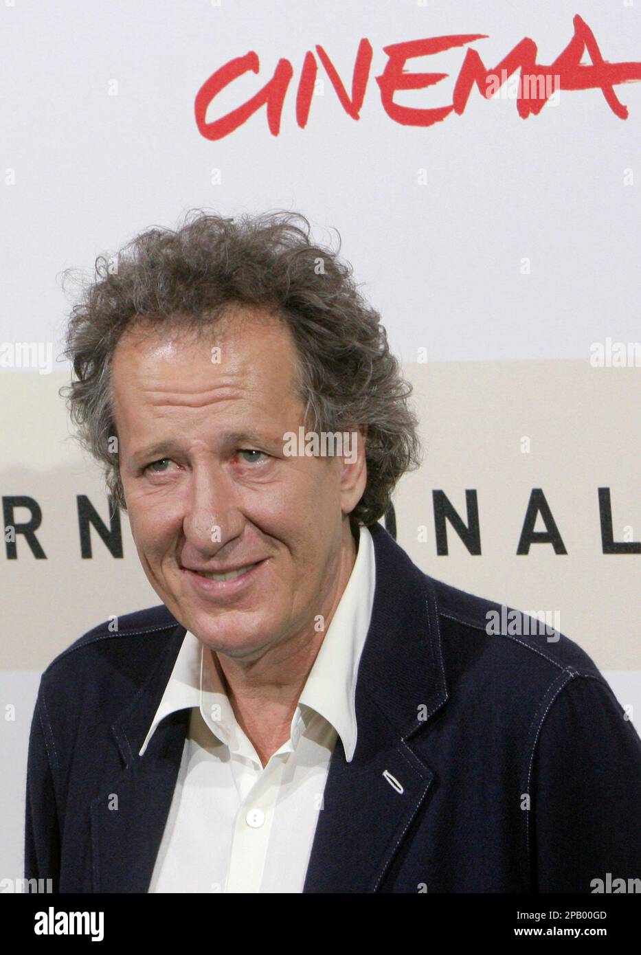 Australian actor Geoffrey Rush poses during a photocall for the ...