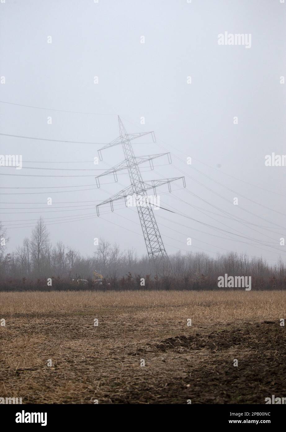 Grevenbroich, Germany. 12th Mar, 2023. An approximately 80-meter-high ...