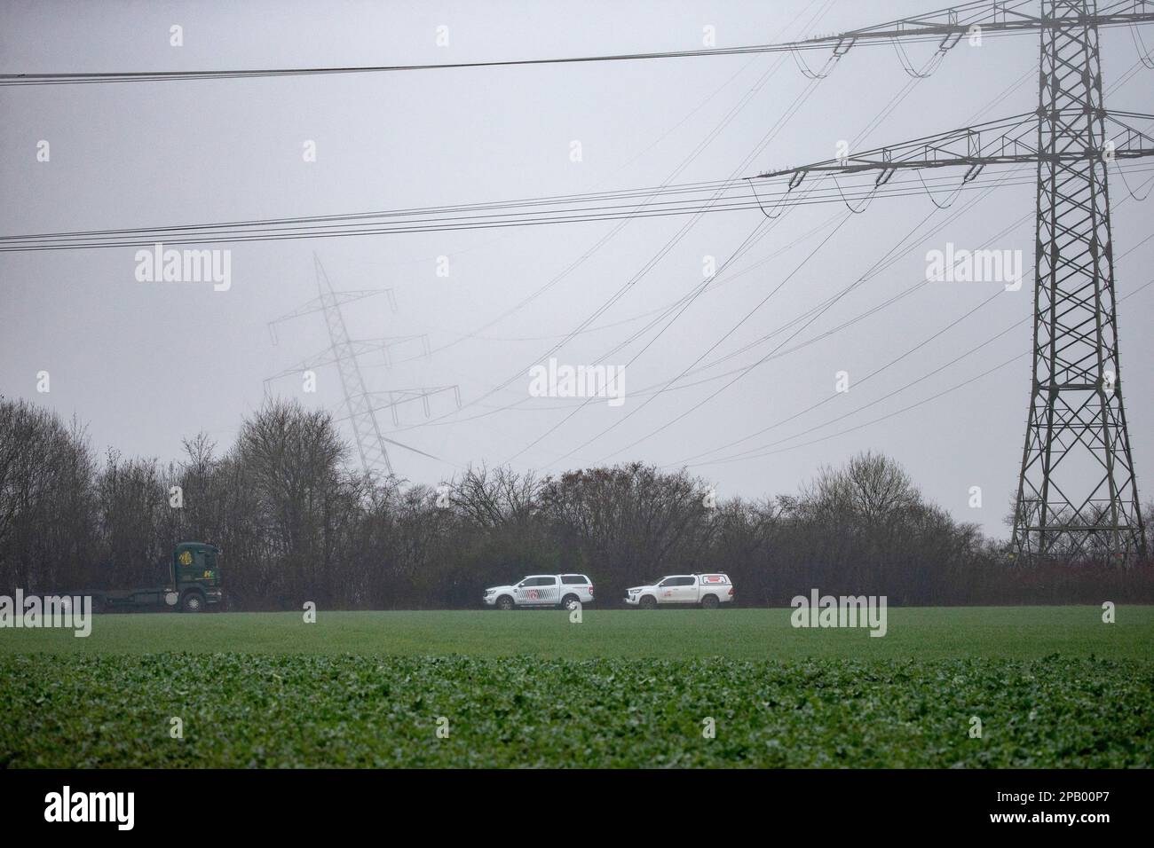 Grevenbroich, Germany. 12th Mar, 2023. An approximately 80-meter-high ...