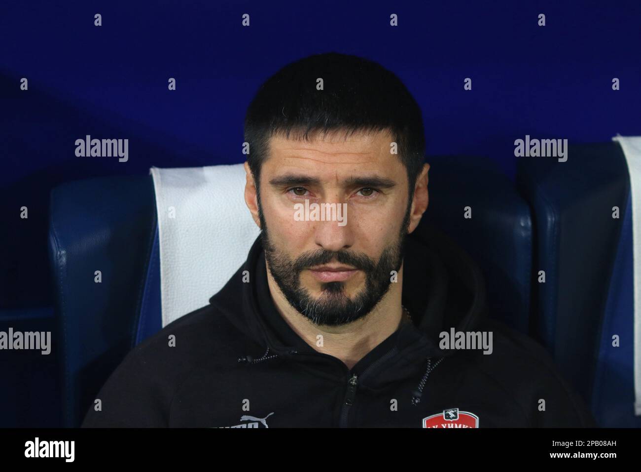 Saint Petersburg, Russia, 12 March 2023: Football. Russian Premier ...