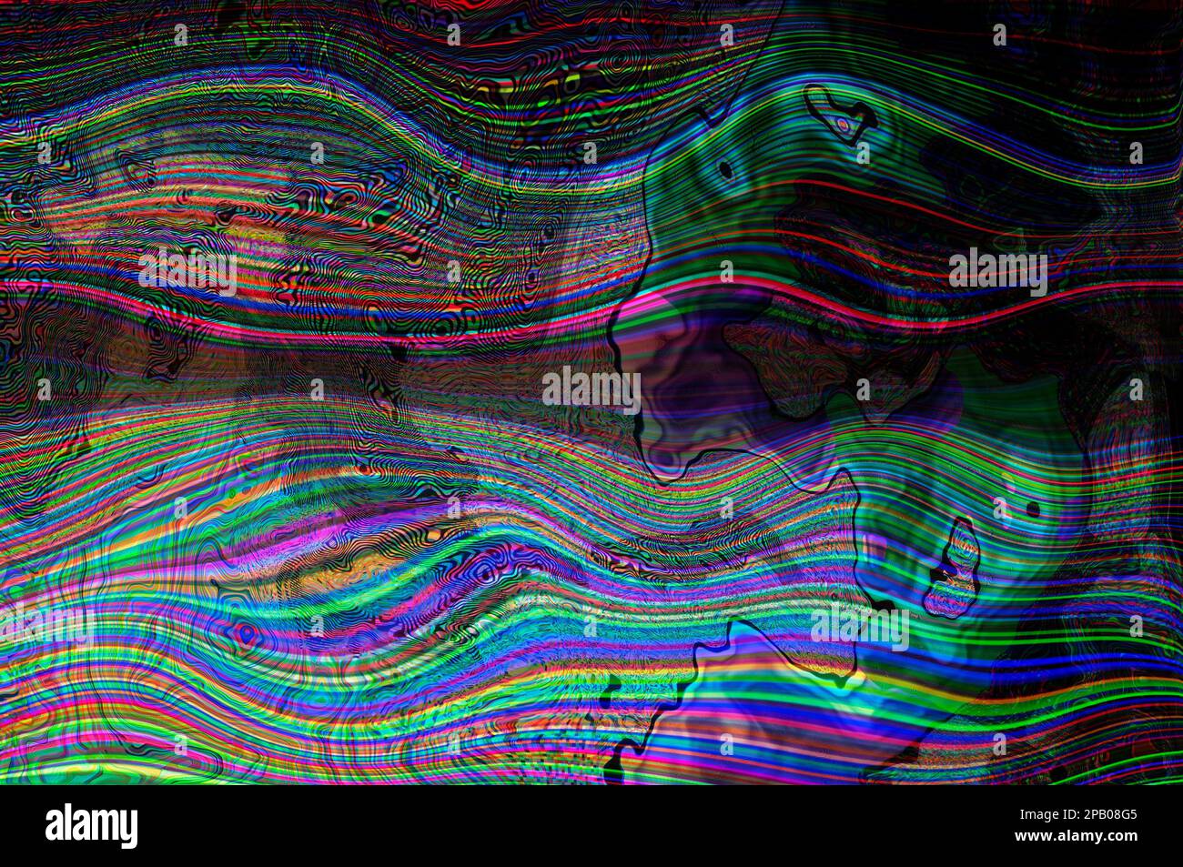 Abstract minimalistic background of a digital wave pattern Stock Photo ...