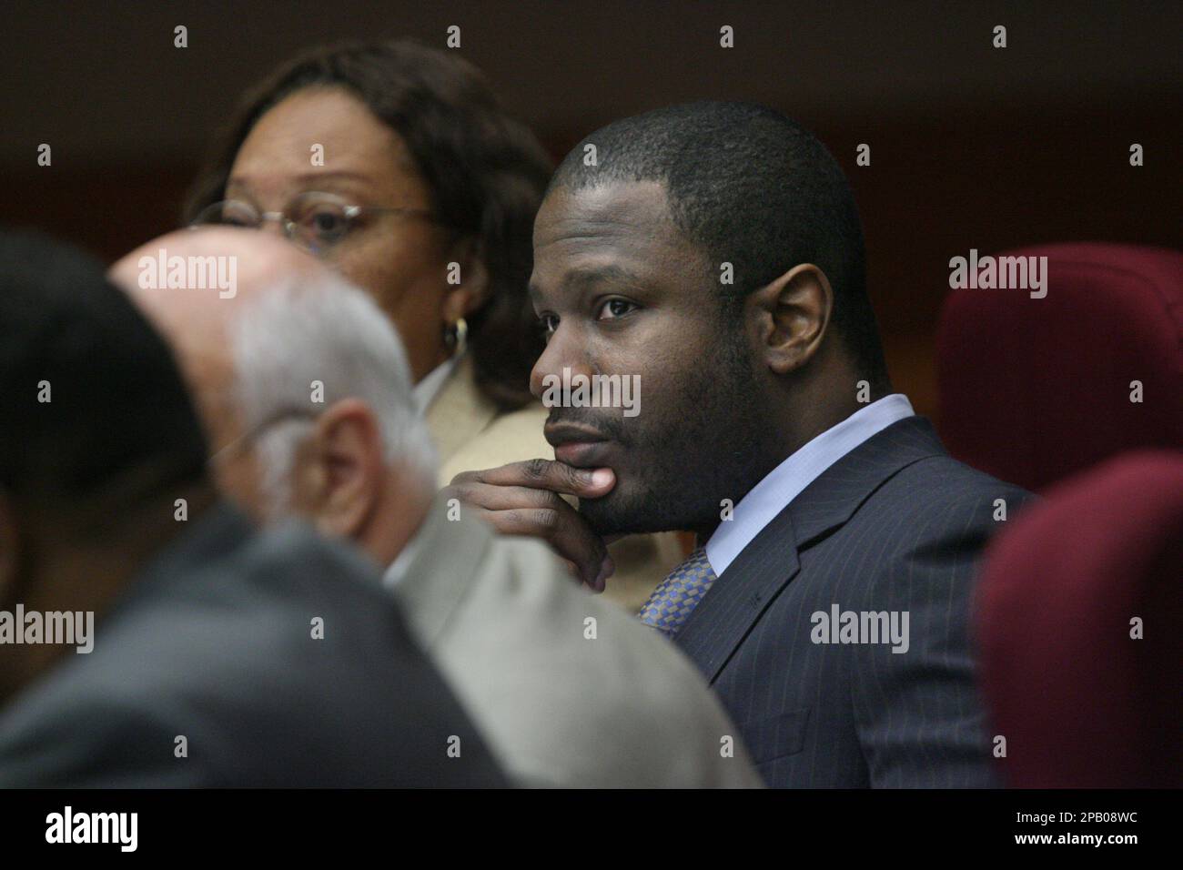 Brian Nichols, right, is shown Tuesday, Oct. 16, 2007, in Atlanta ...