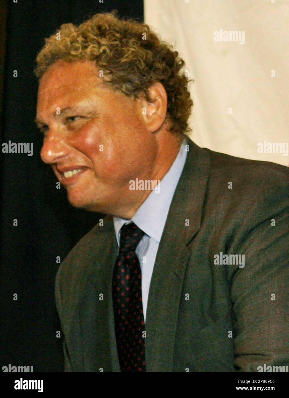 ** FILE ** New York Yankees president Randy Levine smiles during a news ...